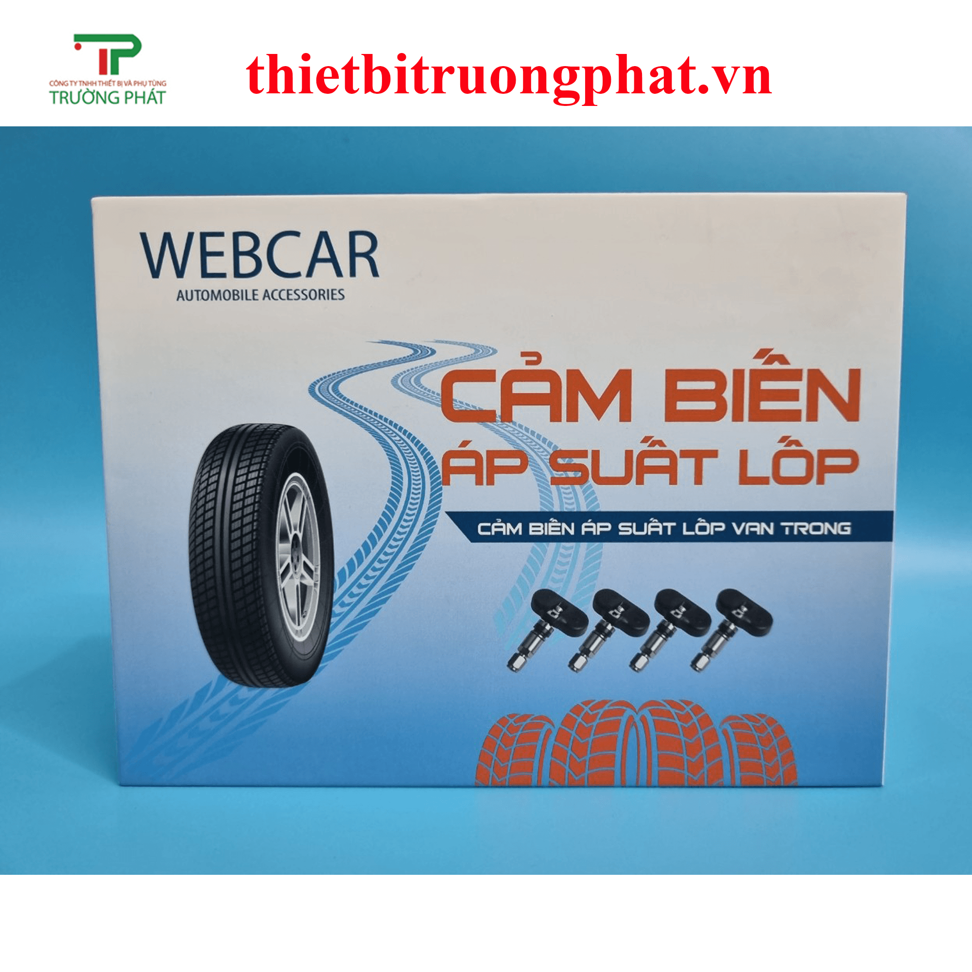 Cảm biến áp suất lốp năng lượng mặt trời WEBCAR -TNS402 - Phụ Tùng Trường Phát